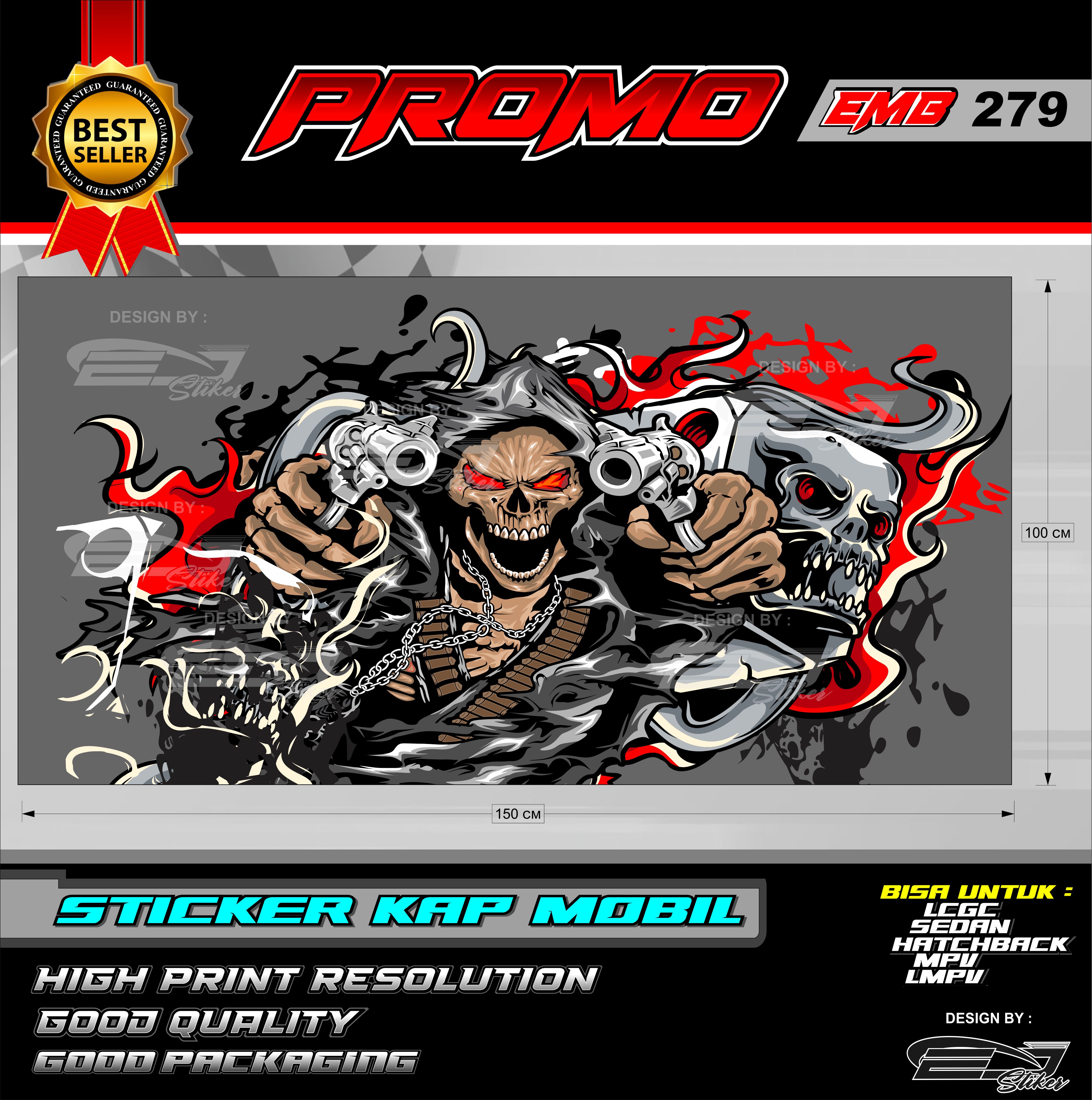VARIASI STIKER DECAL VENOM KAP MESIN SIAP PAKAI-STIKER DECAL DESAIN ...