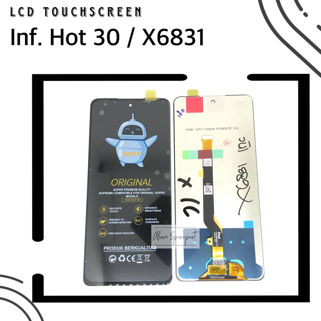 LCD TOUCHSCREEN INFINIX HOT 30 X6831 FULLSET | Lazada Indonesia