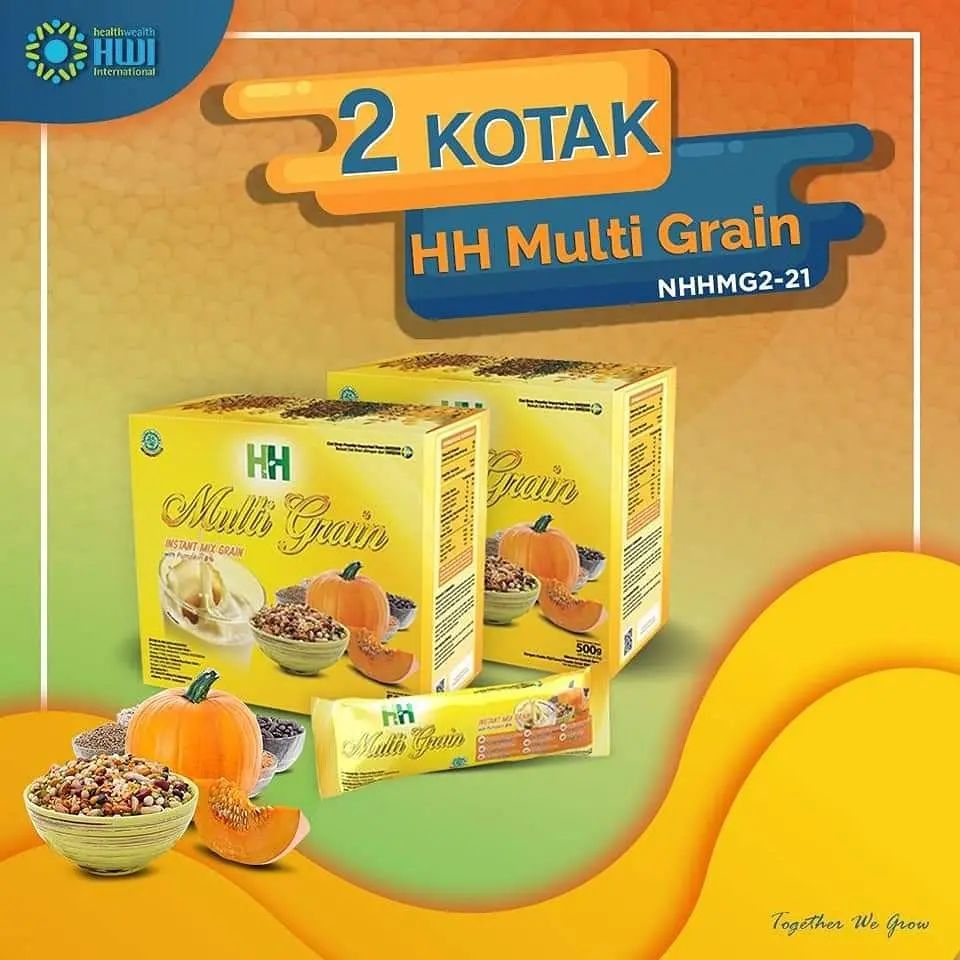 UNTUK 2 BOX HH MULTIGRAIN MINUMAN SERBUK BERBAHAN 18 MACAM BIJI-BIJIAN ...