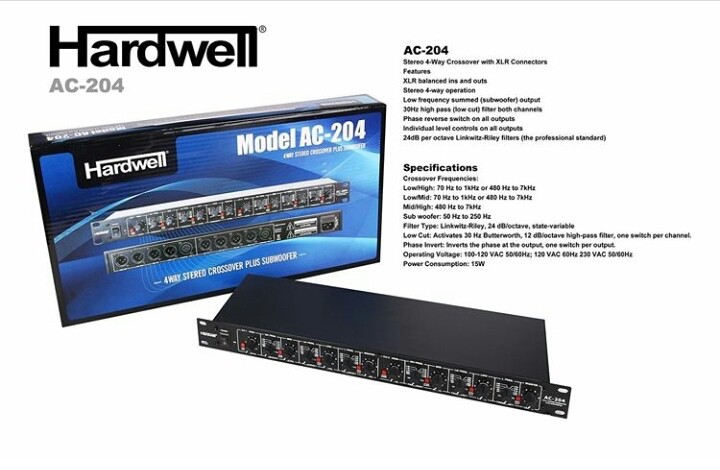 crossover Hardwell AC-204/204(4 way + SUB)Originall | Lazada Indonesia