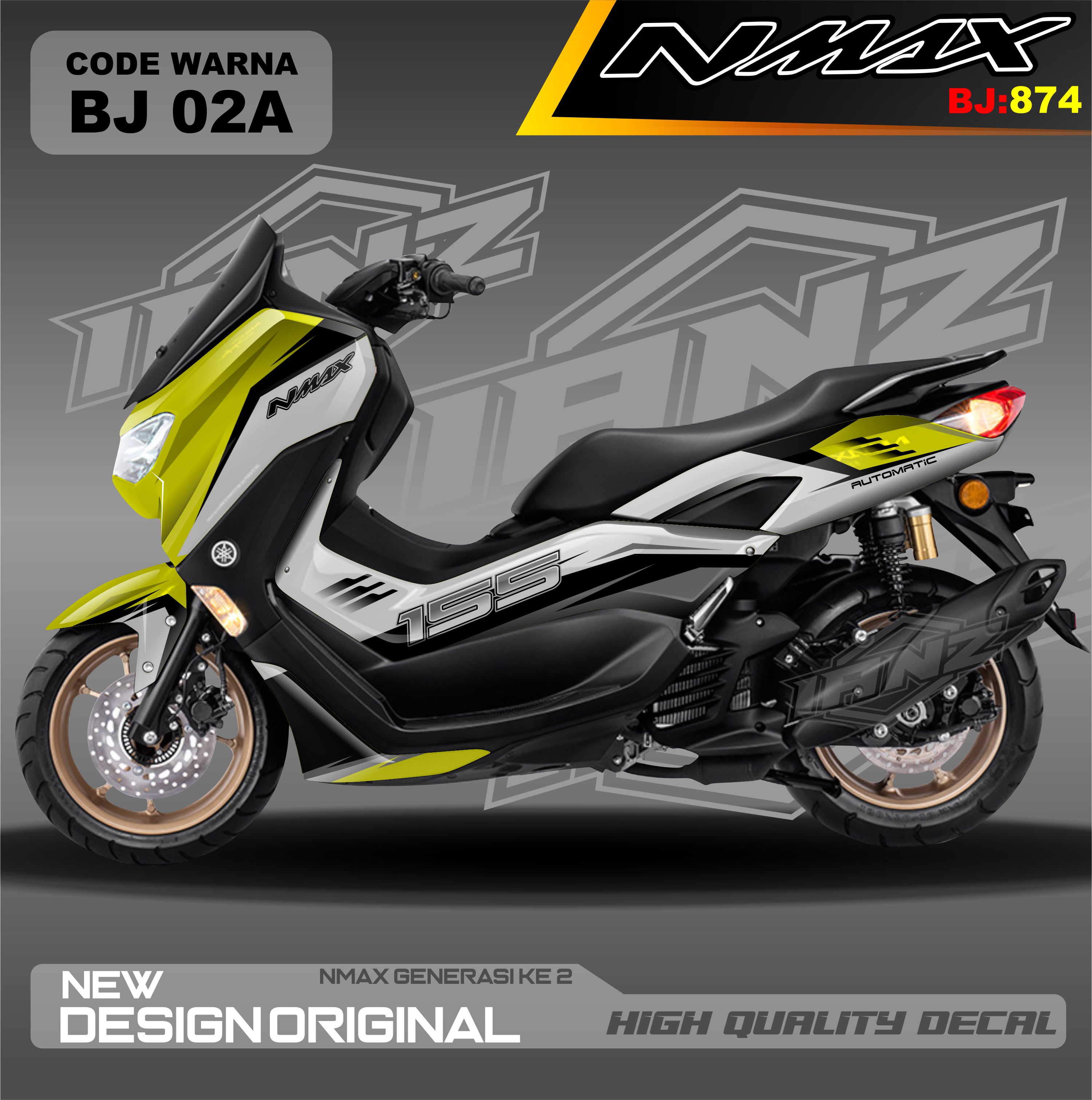 STIKER DECAL NMAX FULL BODY / DECAL FULL BODY NMAX / DECAL STIKER FULL ...