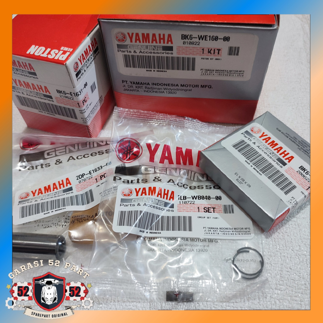 Piston Seher Set Kit Yamaha R15 VVA V3 MT15 Aerox 155 BK6-WE160-00 ...