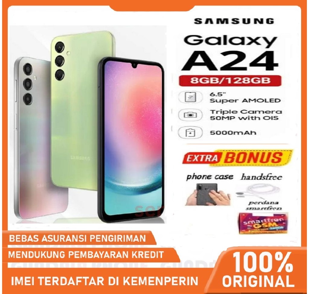SAMSUNG A24 RAM 8 GB ROM 128 GB Tripple Camera 50MP With OIS - Flash Sale | Lazada Indonesia
