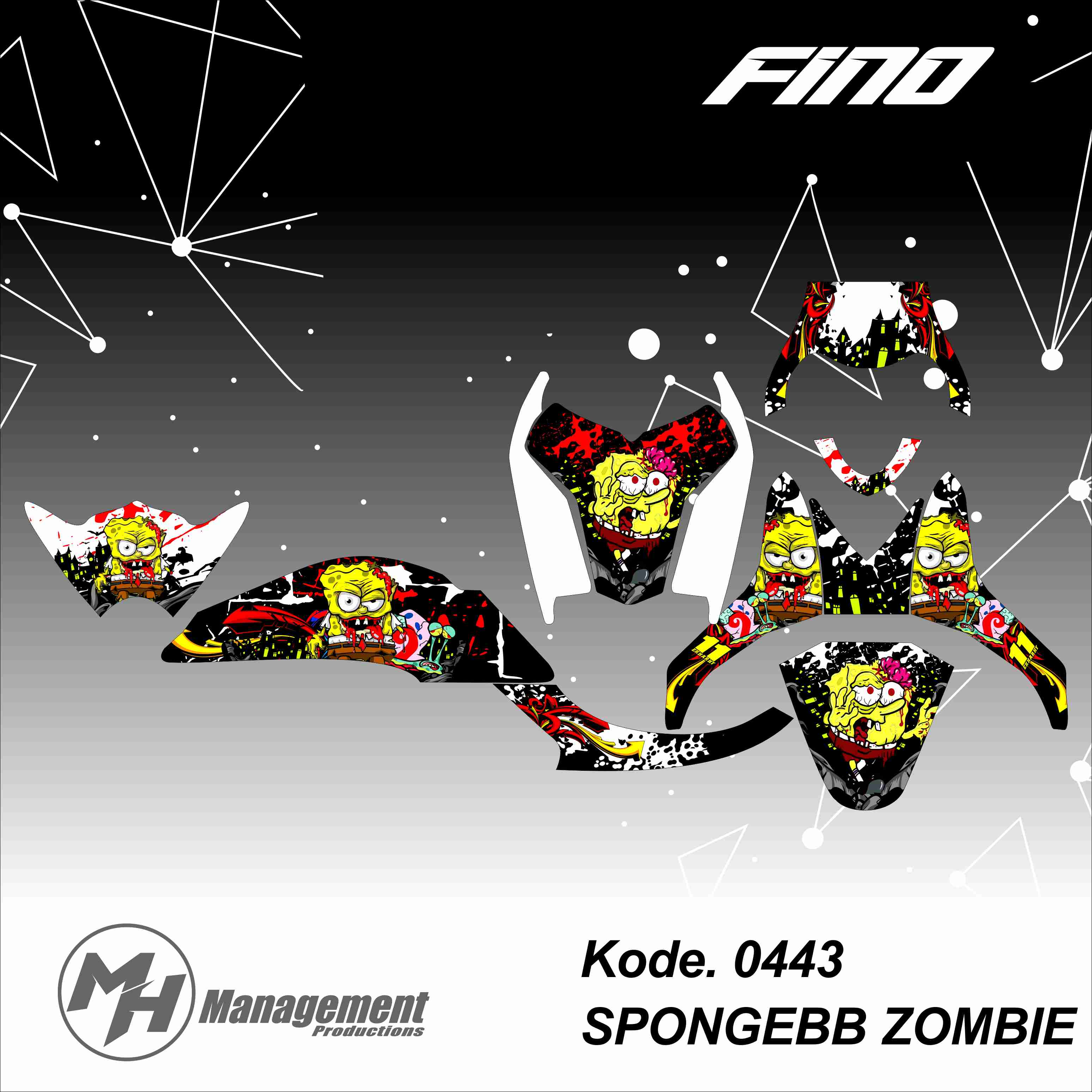 Decal Sticker Fino Desain Bisa Terbaru Dan Keren Bisa Request Desain ...