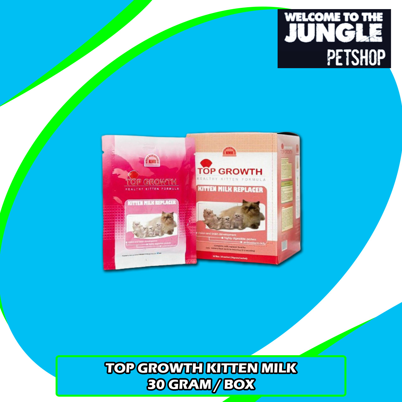 Susu Untuk Kucing ( Top Growth Kitten Milk 30 Gram / Box ) Isi 10 ...