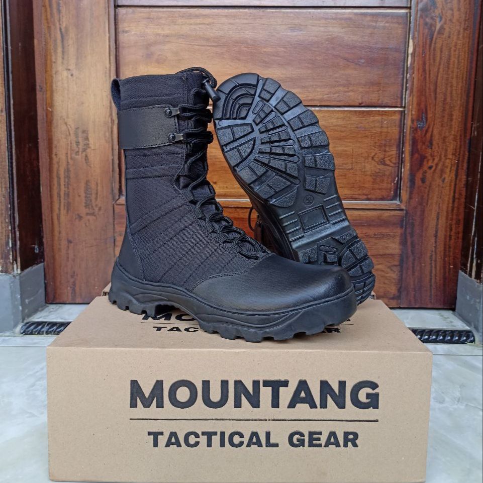 Sepatu PDL Ninja Titan Komando MTG006 Mountang Tactical Gear TNI POLRI SECURITY DAMKAR | Lazada ...