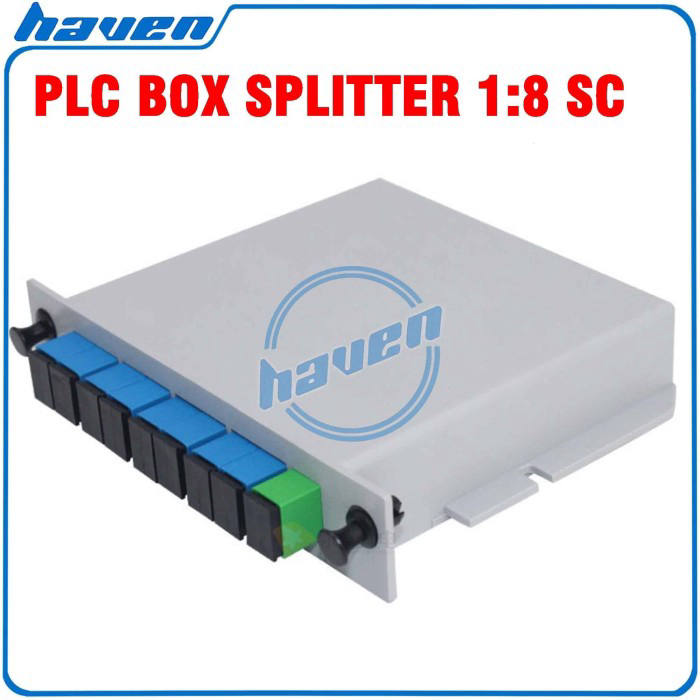 Passive Splitter PLC BOX FO 1 8 Fiber Optik FTTH SC UPC | Lazada Indonesia