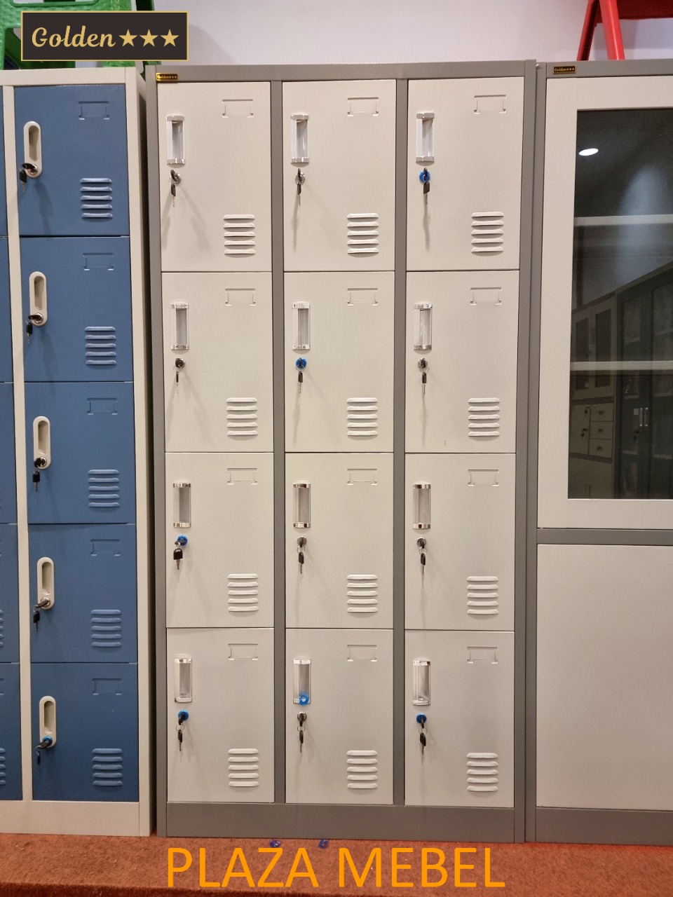 Locker / Loker Cabinet Besi 12 Pintu Golden GS204 (KHUSUS AREA MAKASSAR ...