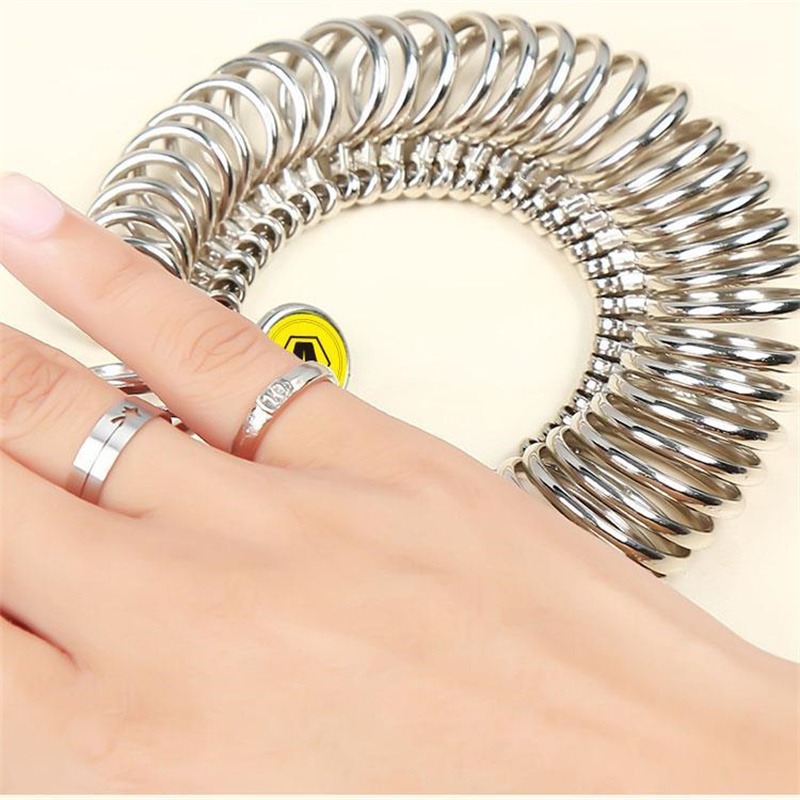 1-33 Alat Ukur Bahan Stainless / Ring Ukuran Jari Cincin Merek TSK ...
