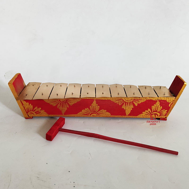 Miniatur Gamelan Gambang 10 Bilah Mainan Tradisional / Alat Musik ...