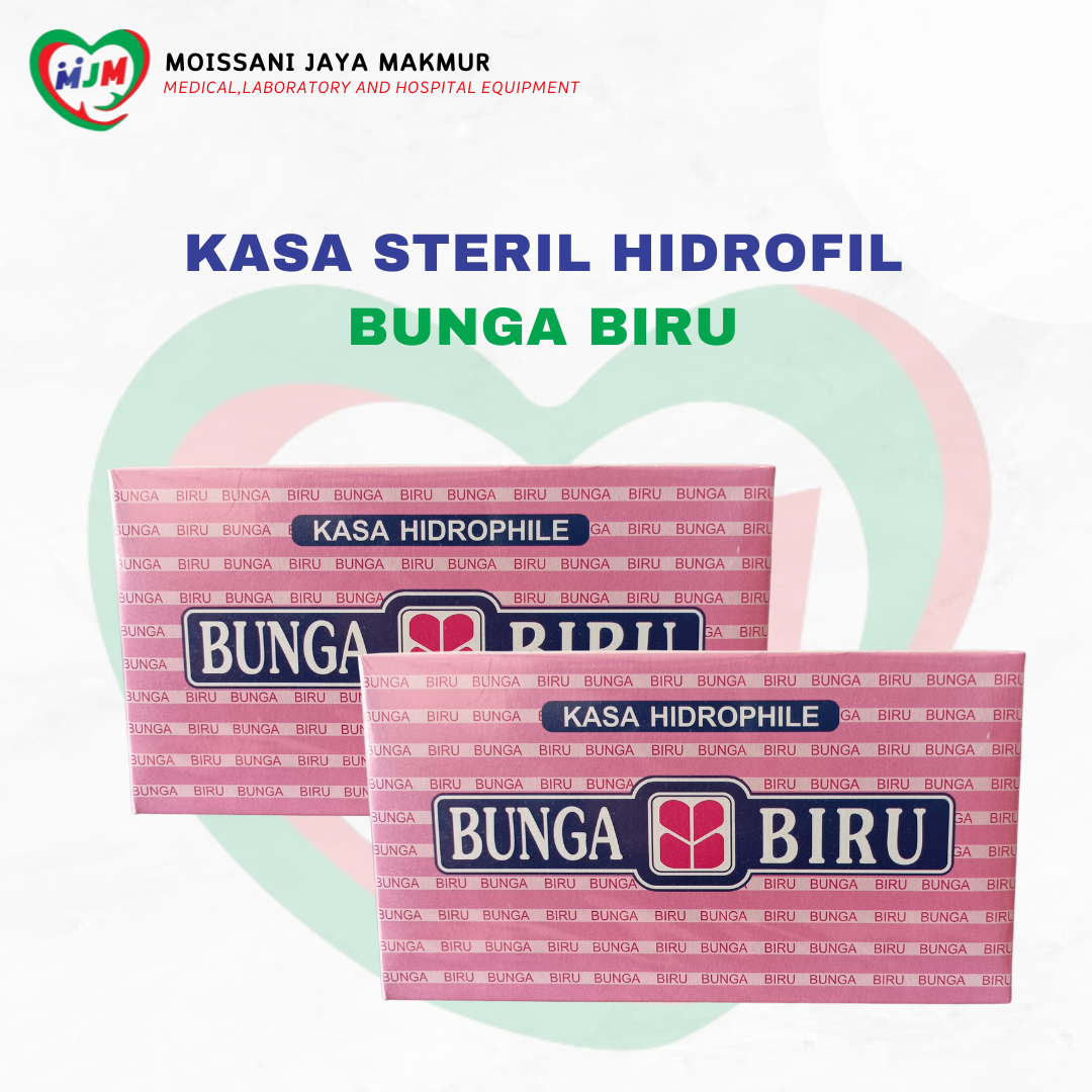 Kasa Steril Hidrofil Bunga Biru Kasa Hidrofil | Lazada Indonesia