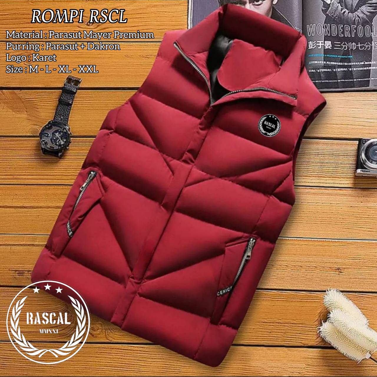 Rompi 3D Rascal - Jaket rompi motor touring pria pelindung dada anti ...
