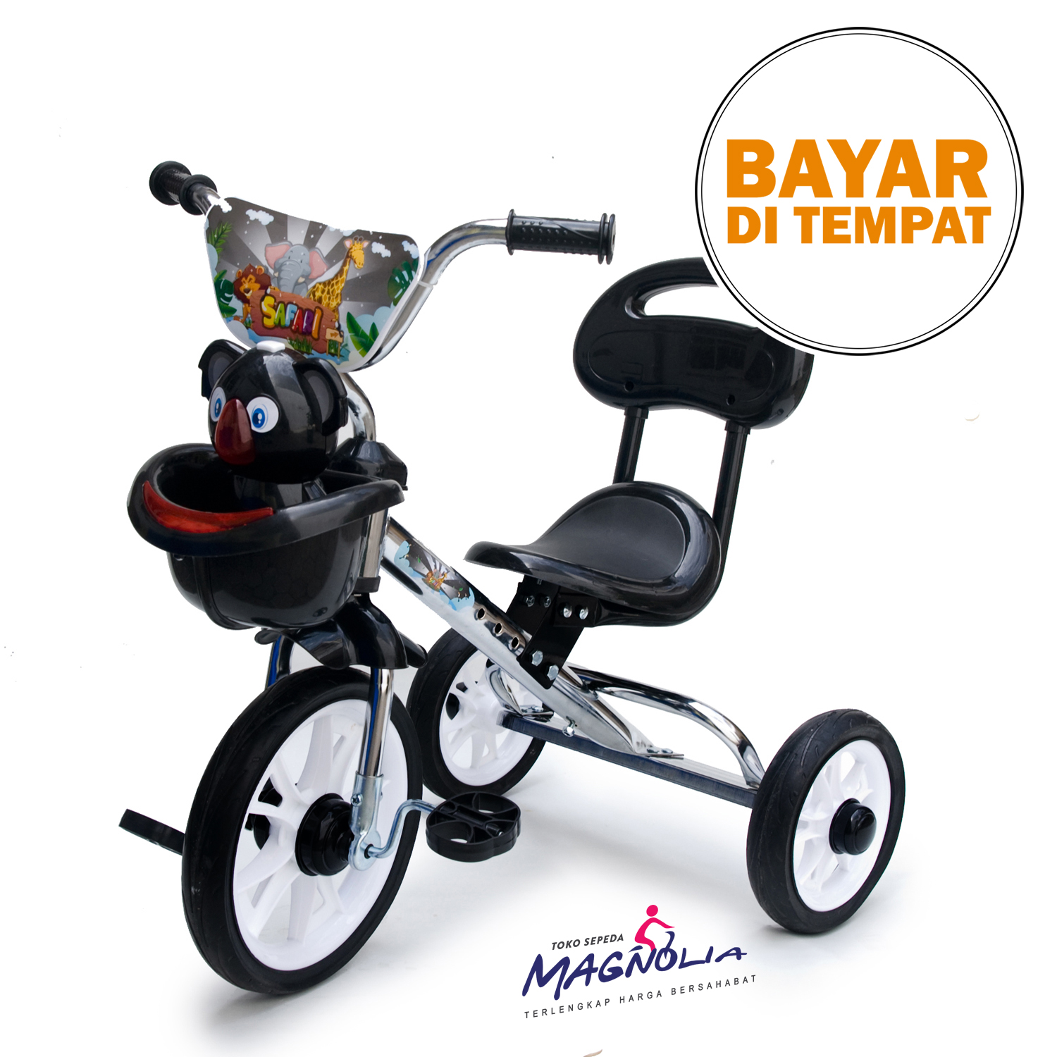 Sepeda Roda Tiga Sepeda BMX PMB Sepeda Anak 2-3 Tahun Mainan Anak ...