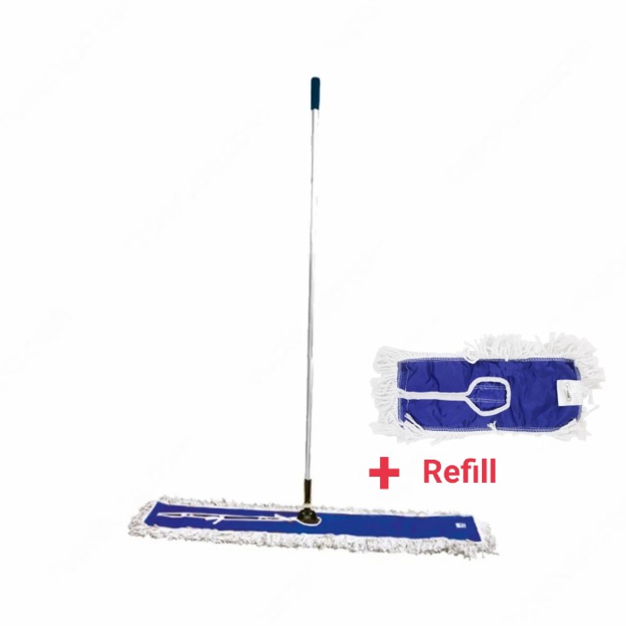 krisbow alat pel lantai / mop sapu lantai 16 inci - mop+refill | Lazada ...