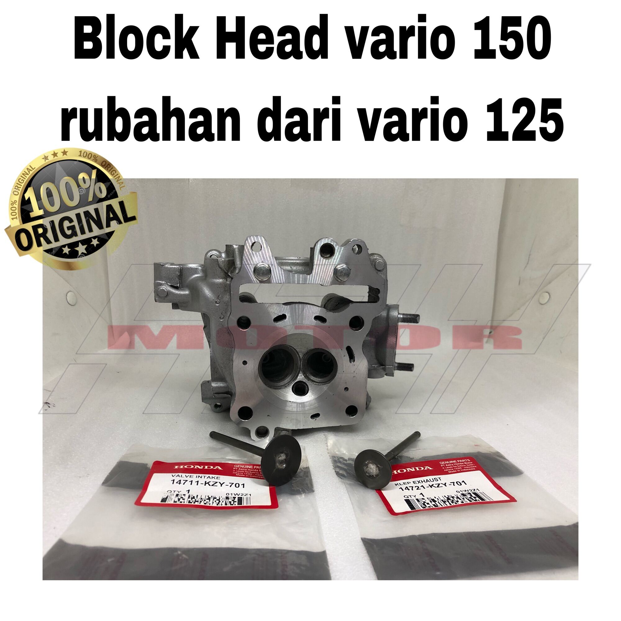 Block blok Head vario 150 rubahan dari vario 125 Original modifan ...