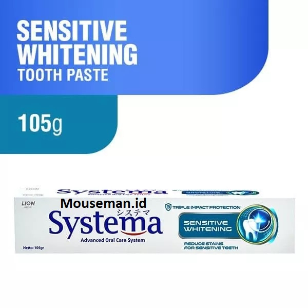 Systema Toothpaste Sensitive Whitening 105g | Lazada Indonesia