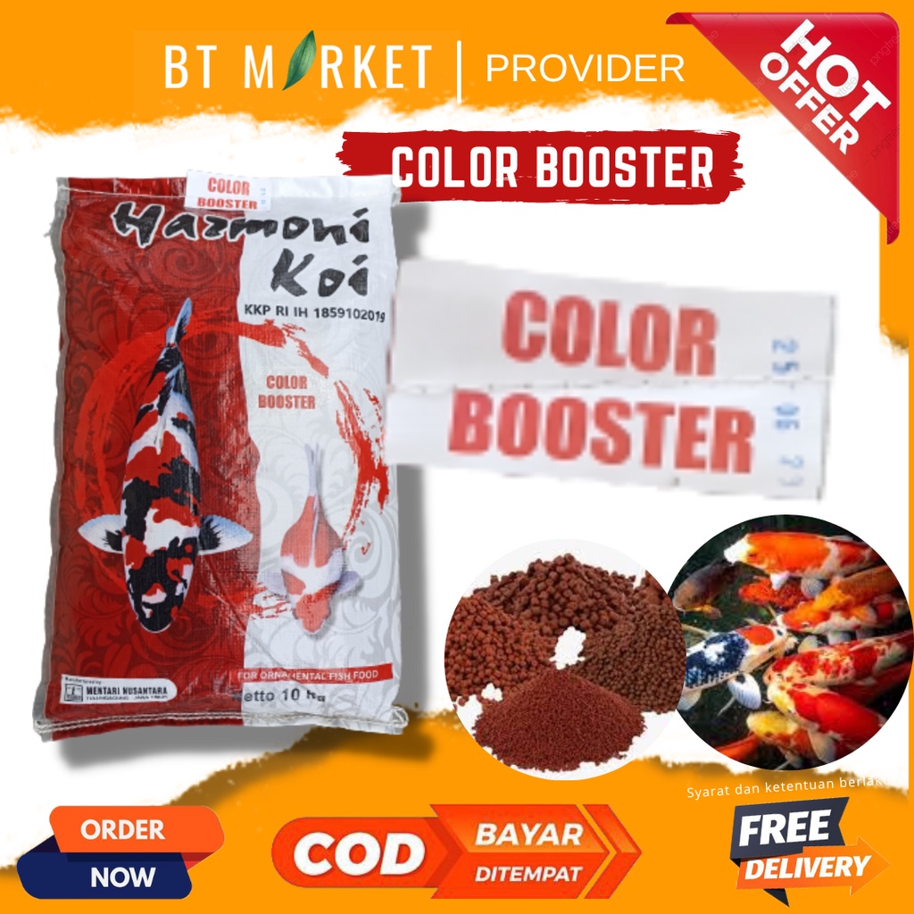 Harmoni Color Booster 5kg 2mm Pakan Ikan Koi Protein 38% | Lazada Indonesia
