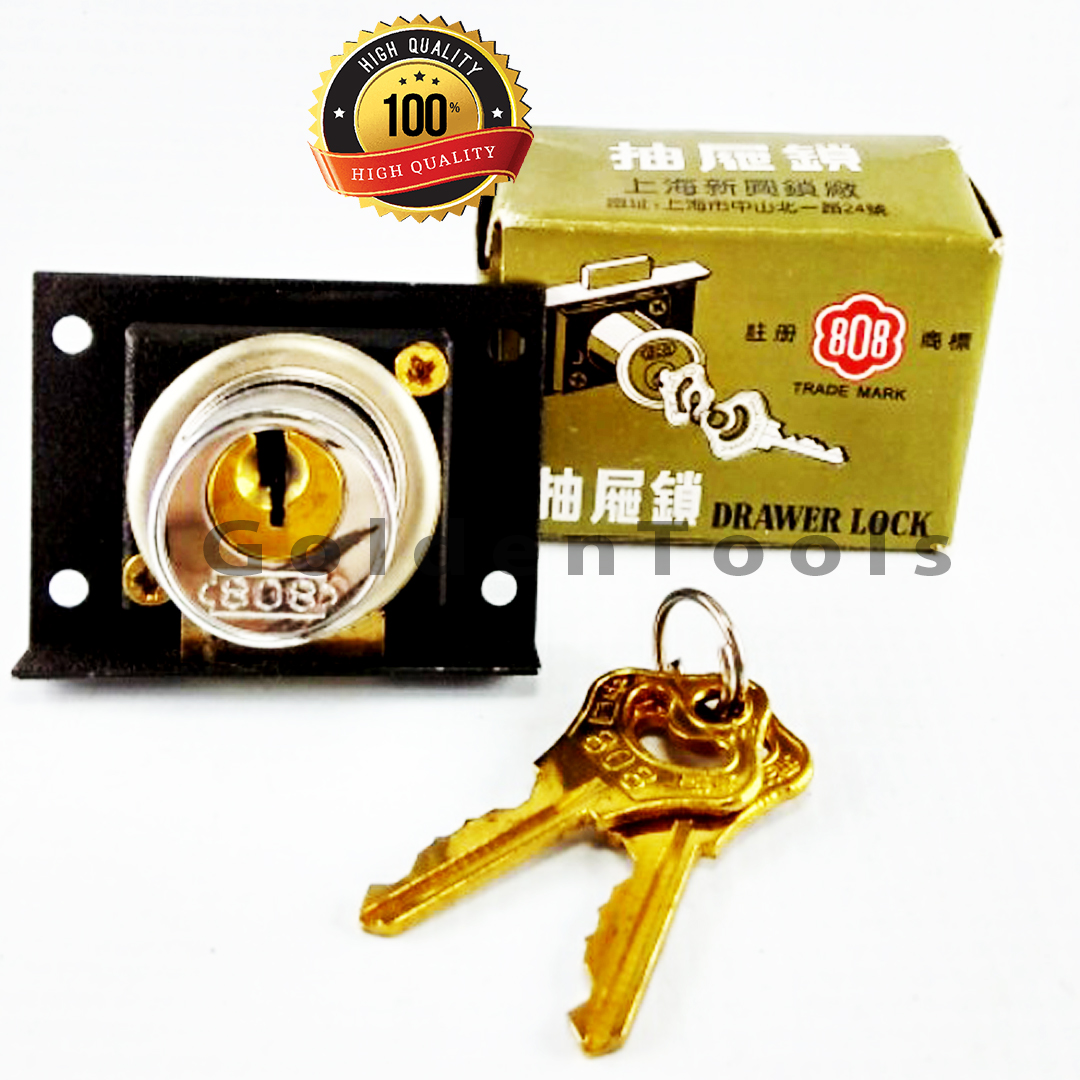 Kunci Laci Drawer Lock 808 original asli Kunci Pintu Lemari | Lazada ...