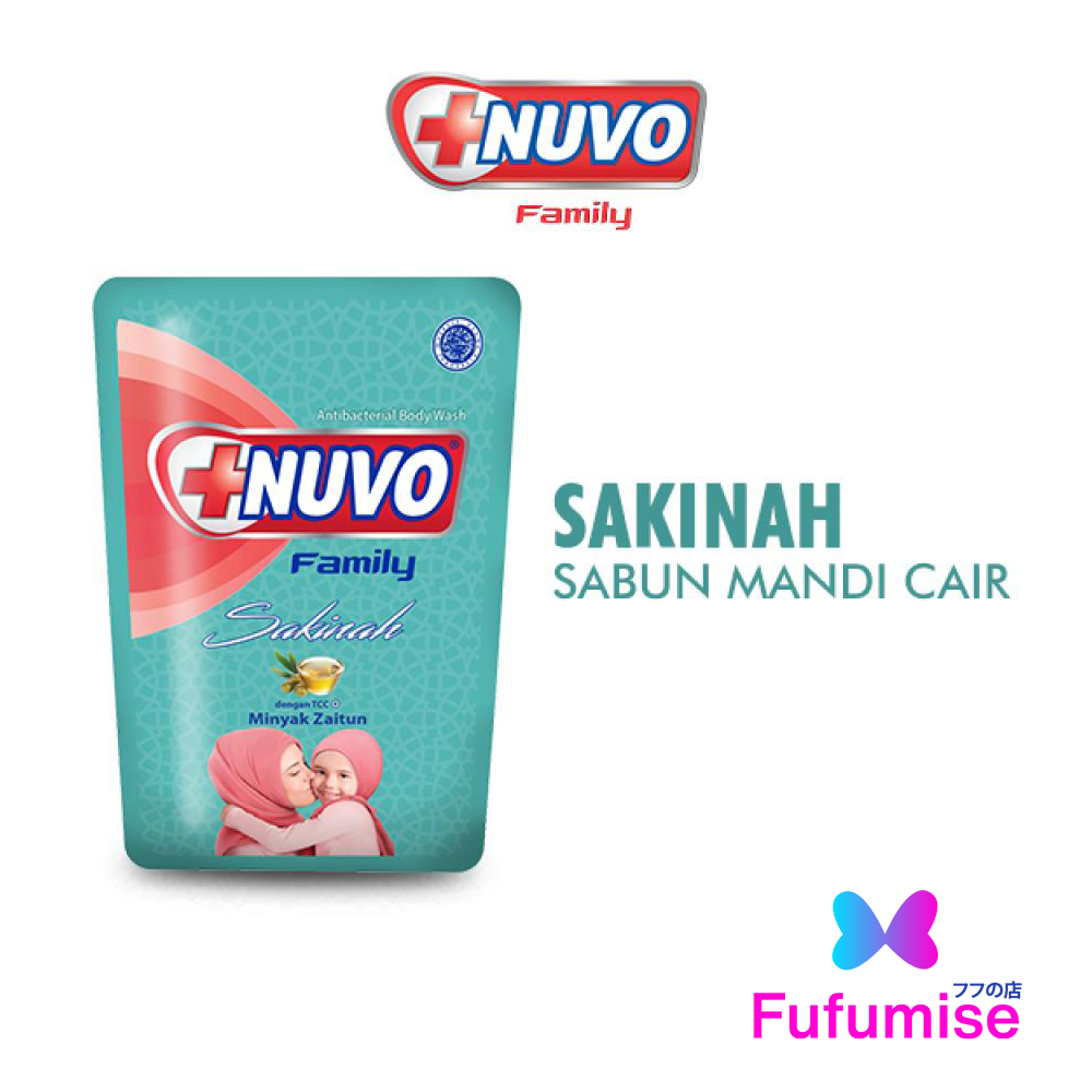 NUVO Family Antibacterial Body Wash 400ml Pouch Refill Besar | Sabun Mandi Cair | Sabun Cair ...