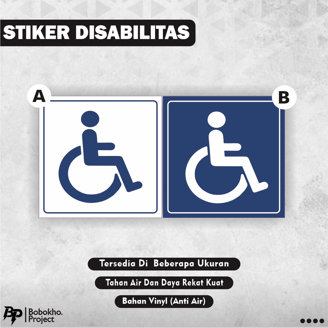 Stiker Logo Disabilitas / Stiker Disabilitas / Stiker orang ...