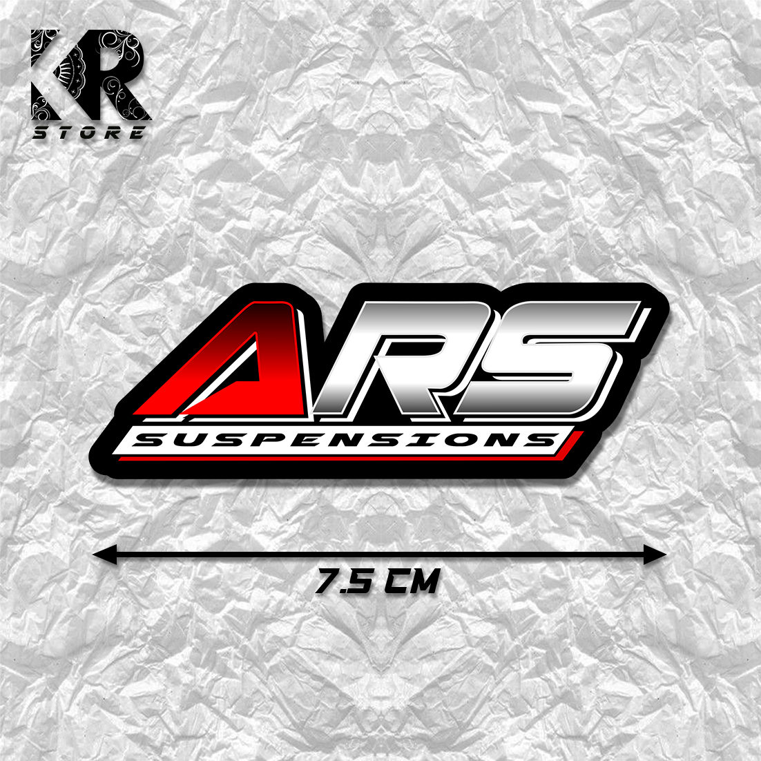 Stiker ARS SUSPENSION Sticker Racing | sticker motor | sticker mobil ...