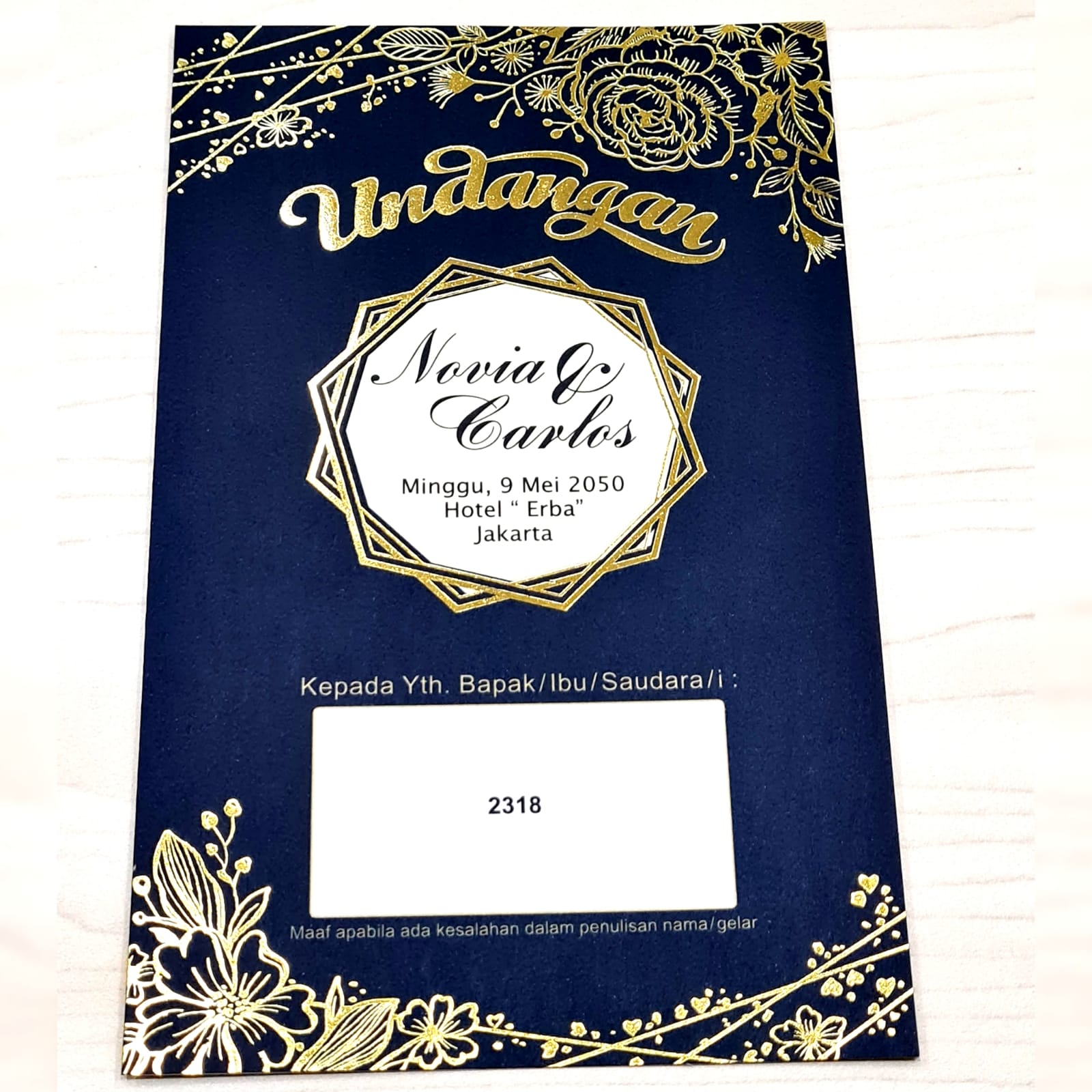 Undangan Blangko ERBA 2318 | Lazada Indonesia