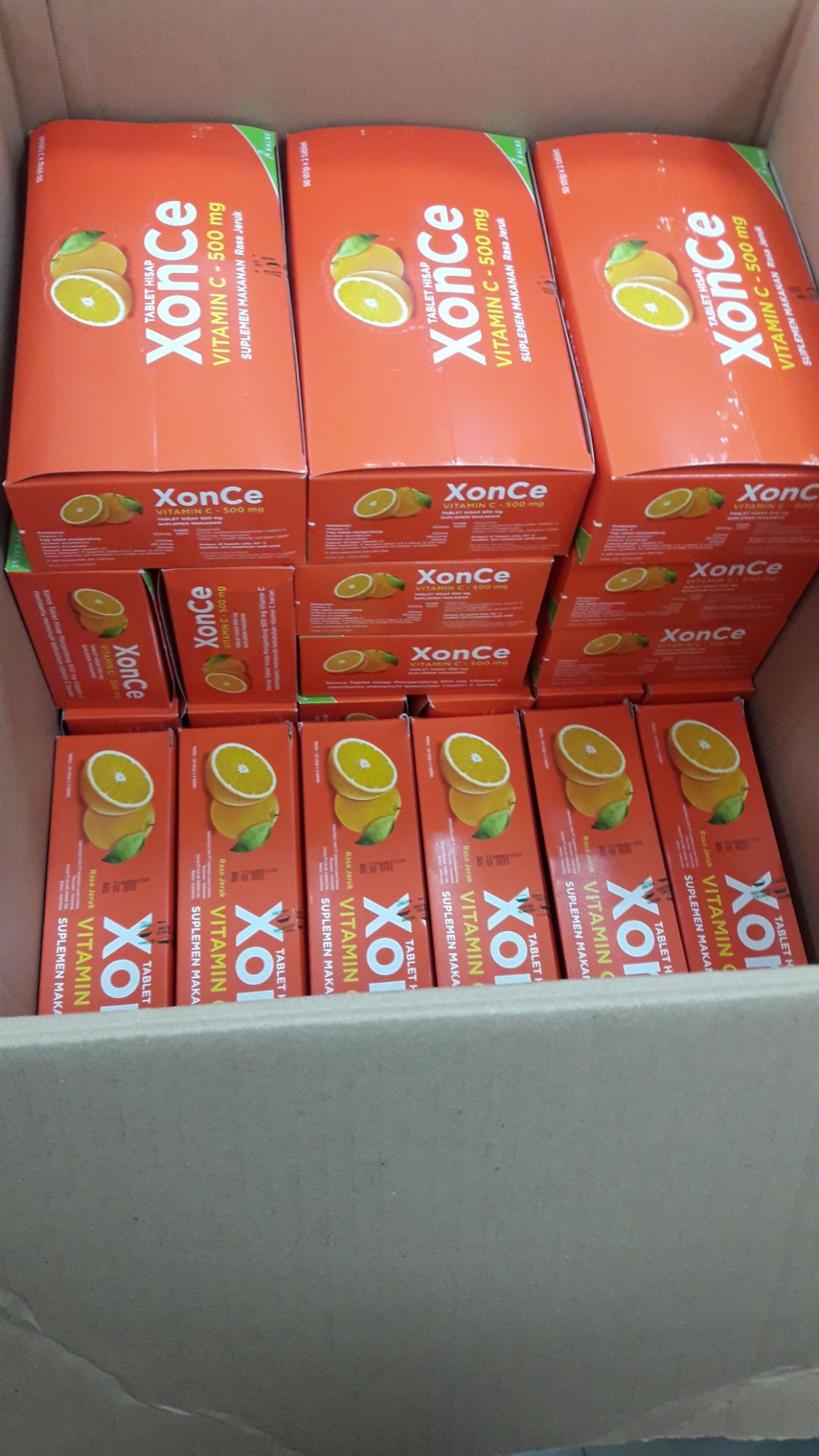 xonce vitamin C 500mg isi 50strip (100tab) | Lazada Indonesia