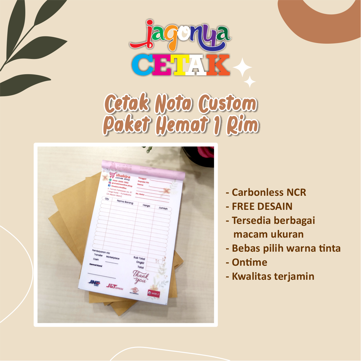 cara membuat buku nota kreatif