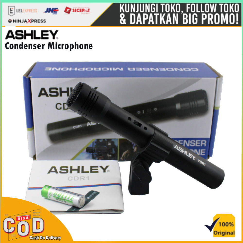 Ashley CDR 1 Microphone Condensor Original Mic Condenser Ashley CDR1 ...