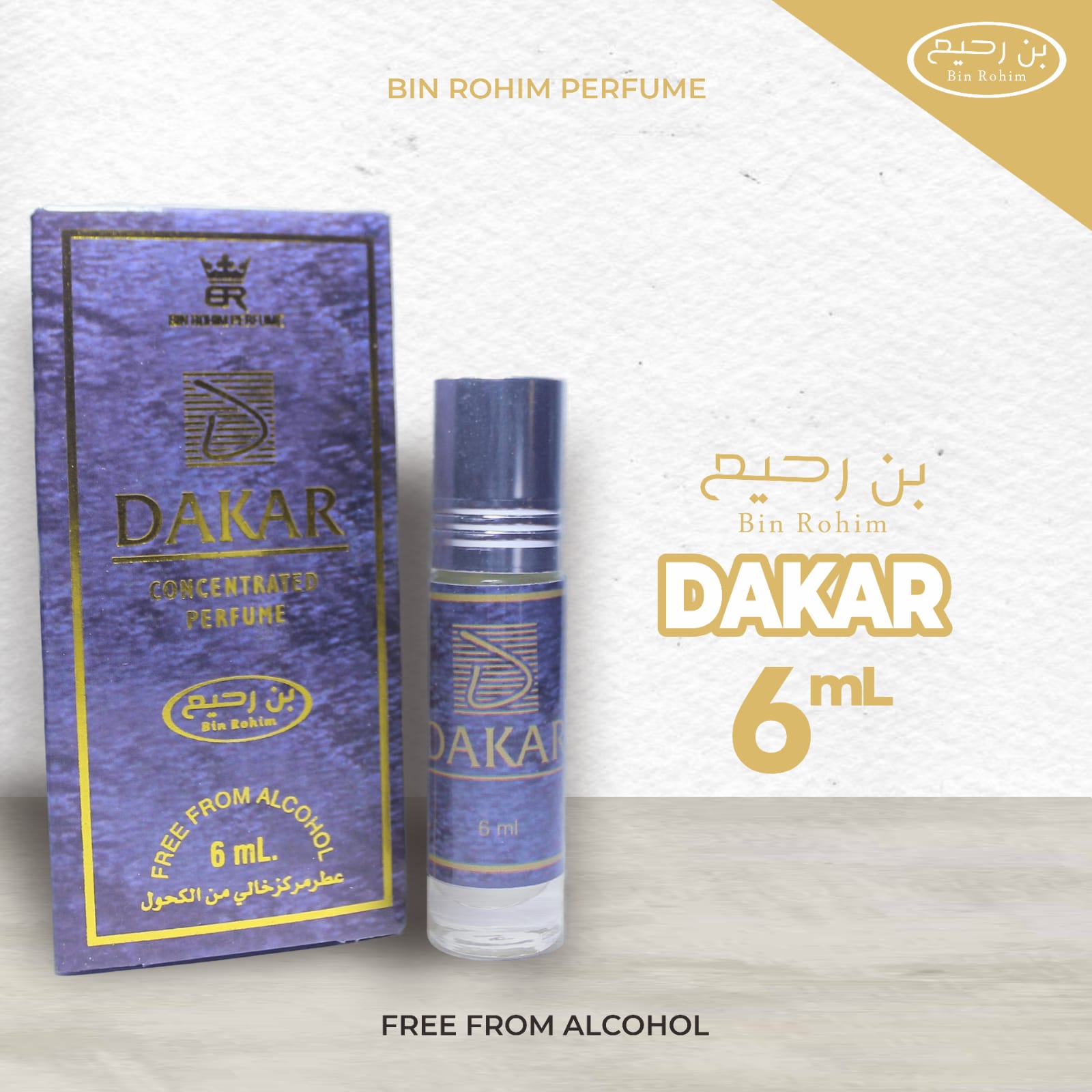 Parfum Arab DAKAR 6ml roll on merk dobha-RAIWAND STORE DOBHA | Lazada ...