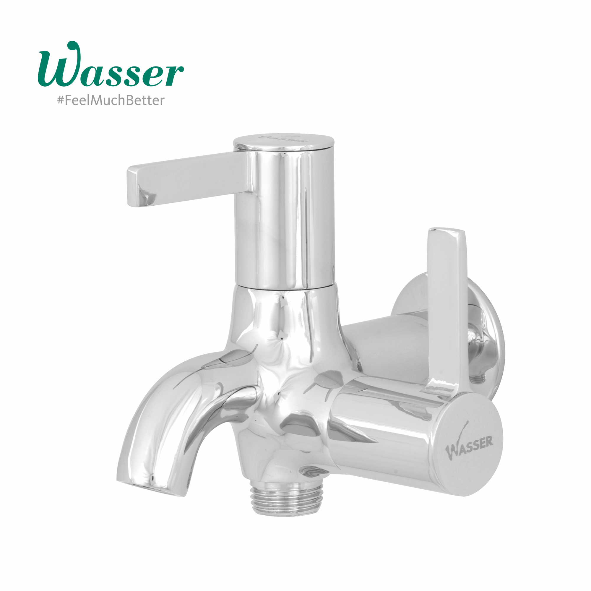Wasser Wall Tap TL2-020 / Keran Tembok 2 Cabang | Lazada Indonesia