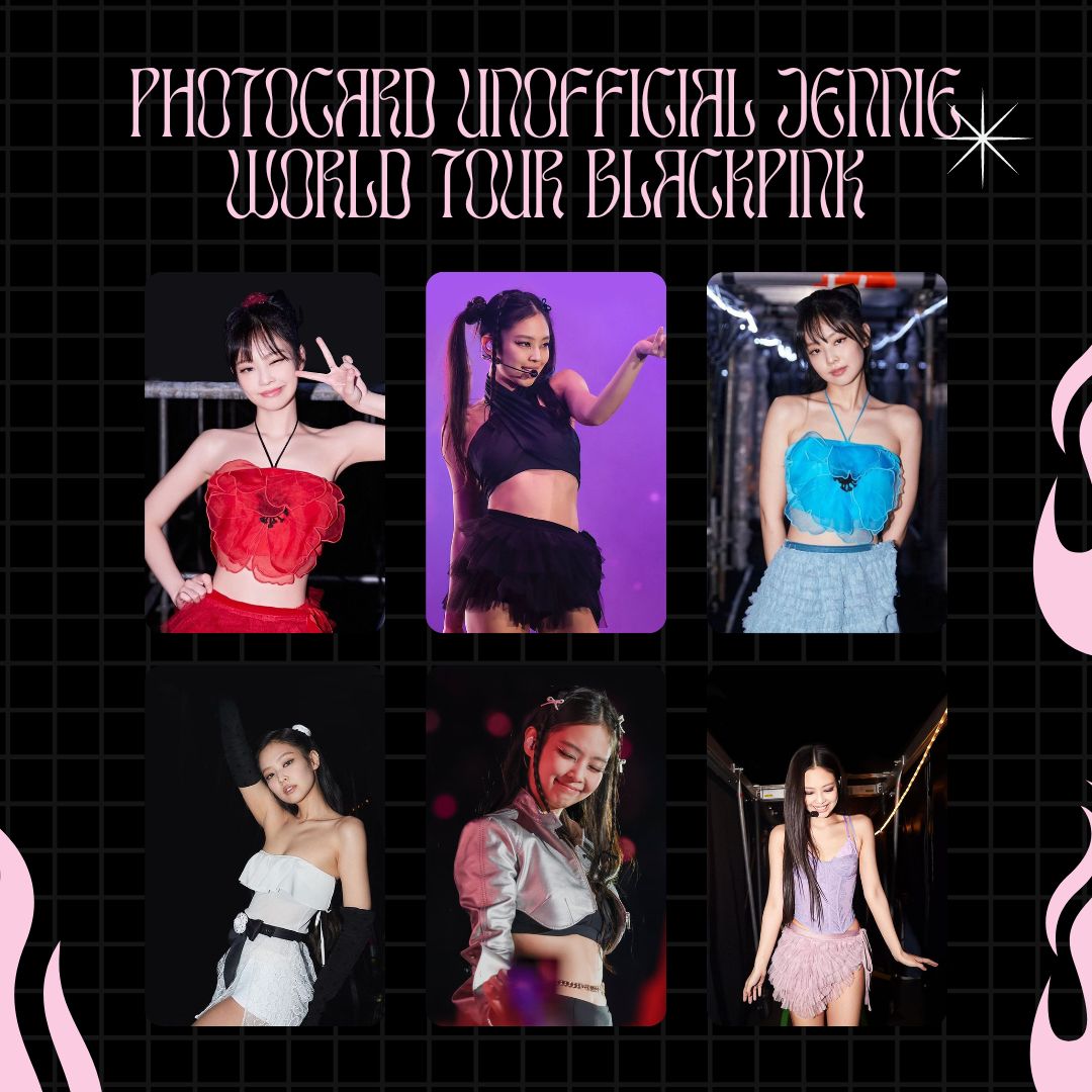 Photocard Unofficial Jennie Blackpink World Tour/pc jennie bp konser/pc ...