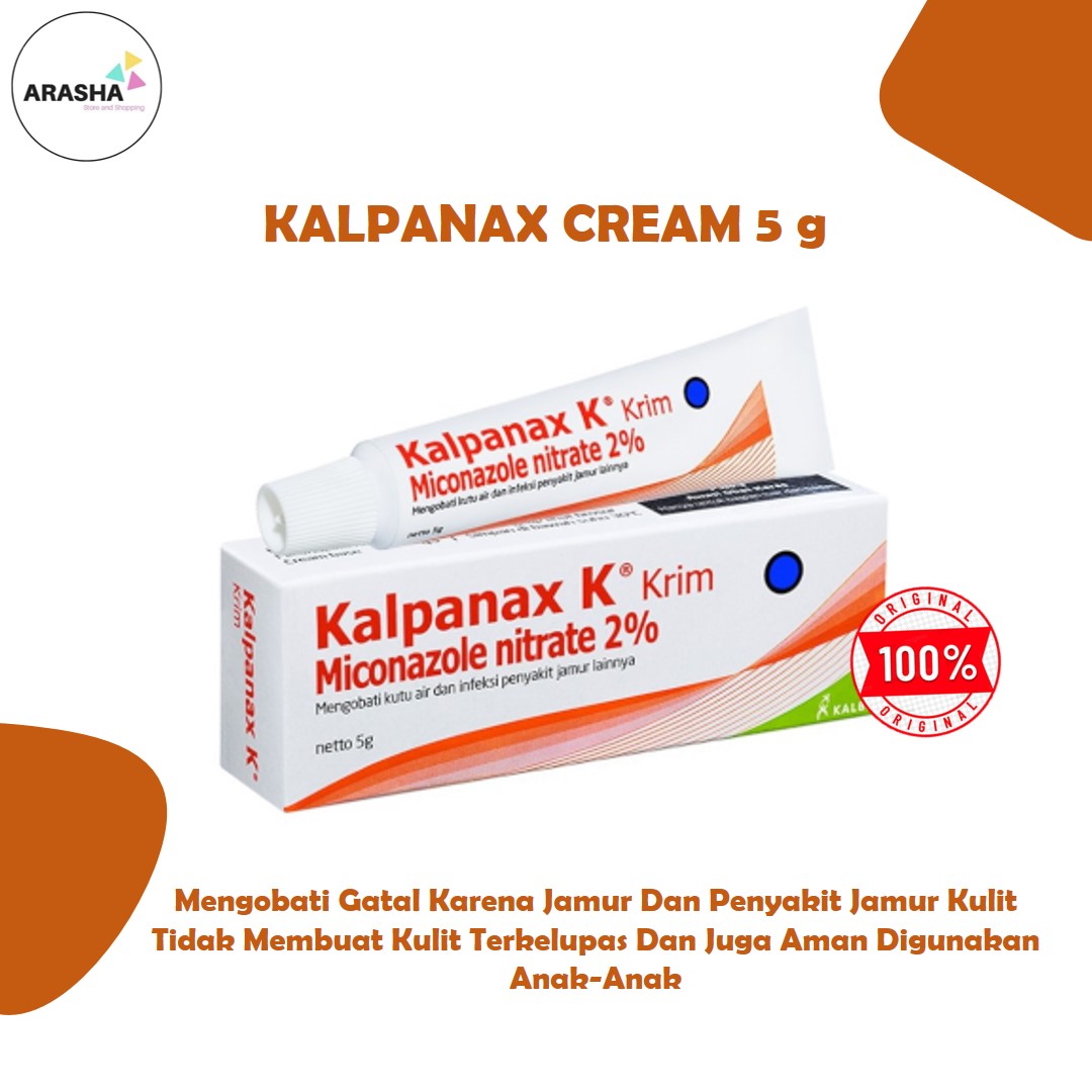 KALPANAK KALPANAX KRIM 5 GR Miconazole Nitrate 2% Salep Jamur Kutu Air ...