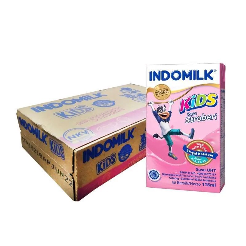 1 Dus Susu Indomilk Kids UHT Kid 115ml Karton | Lazada Indonesia