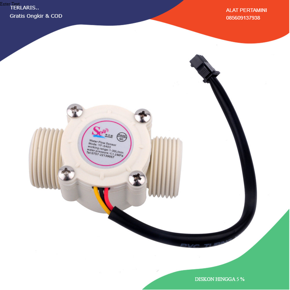 Water flow sensor 3/4" / Flow sensor FS300A G3/4" | Lazada Indonesia