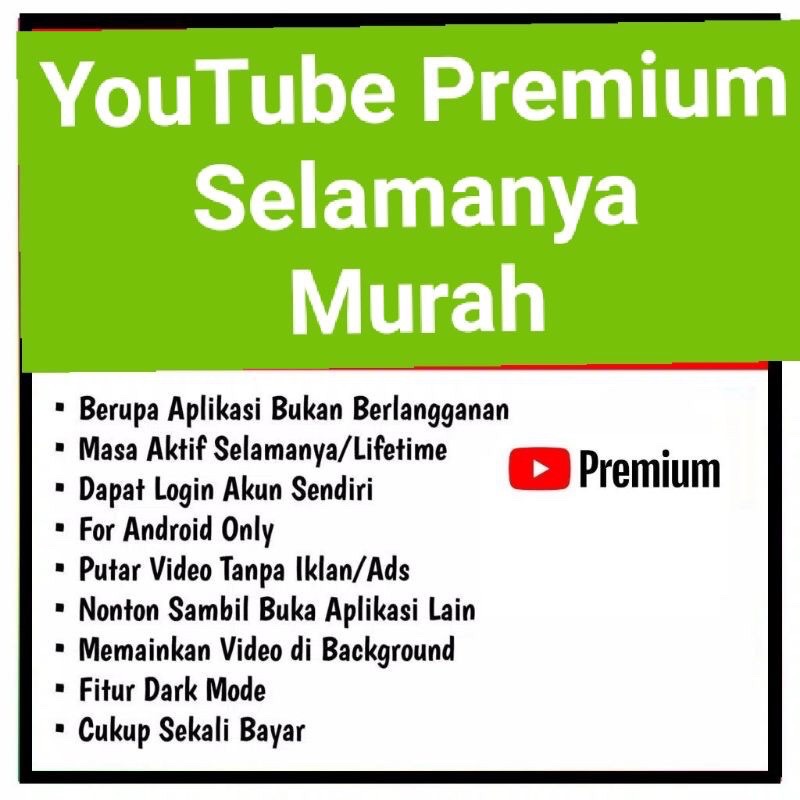 Promo youtube premium gratis selamanya | Lazada Indonesia
