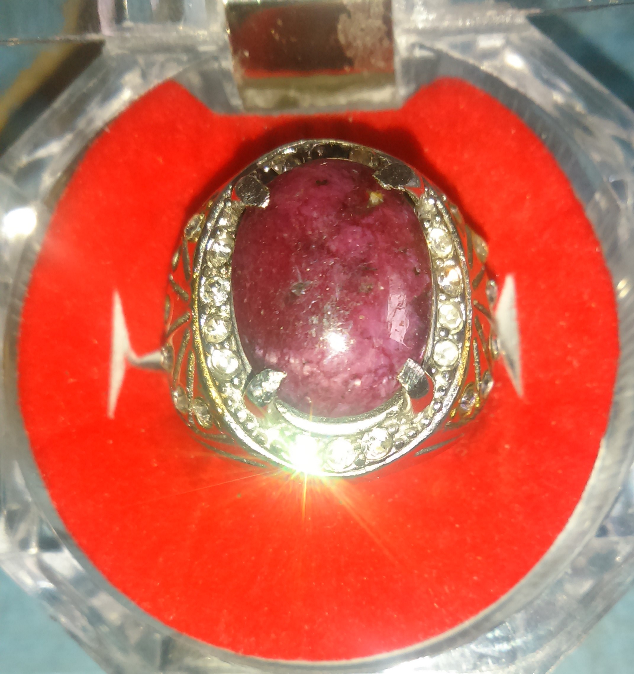 Batu Ruby Tanzania Warna Purple campuran Ungu dan Pink | Lazada Indonesia