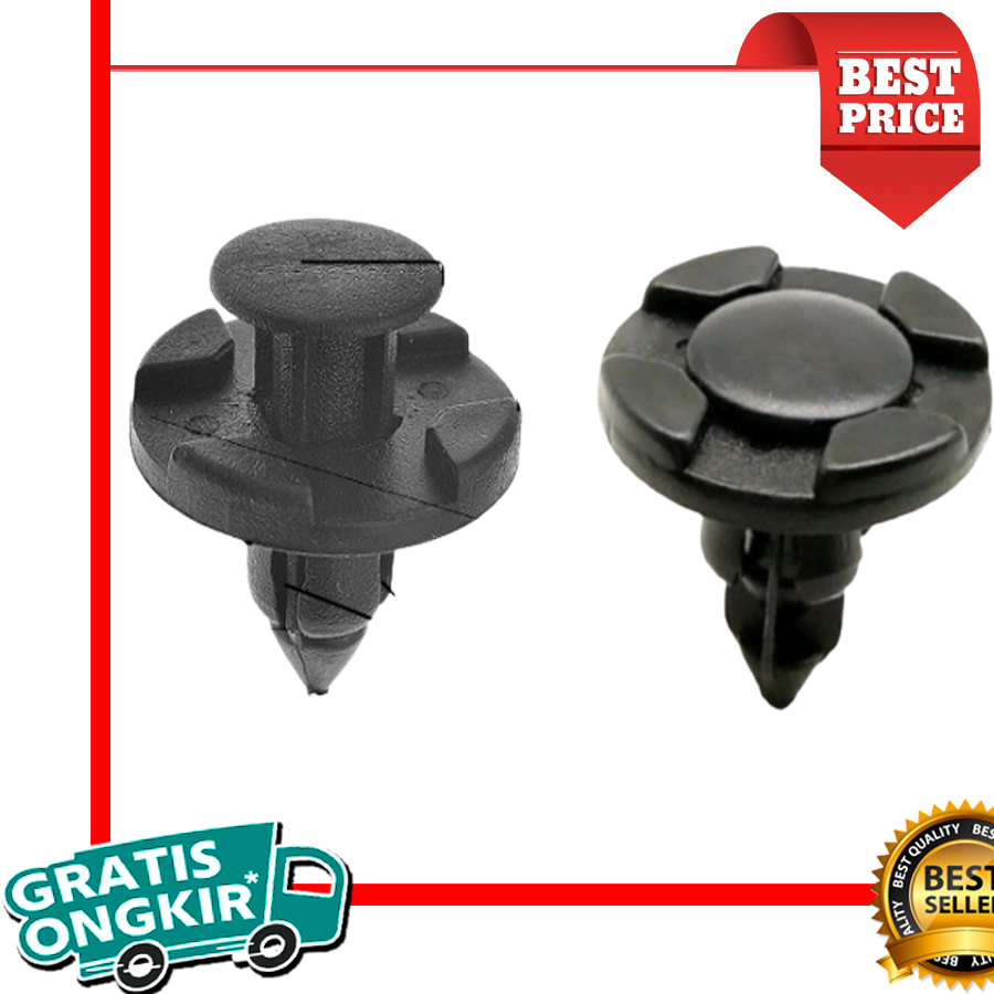 UNIVERSAL Klip Pengikat Bumper Kancingan Body Mobil Avanza 10pcs ...