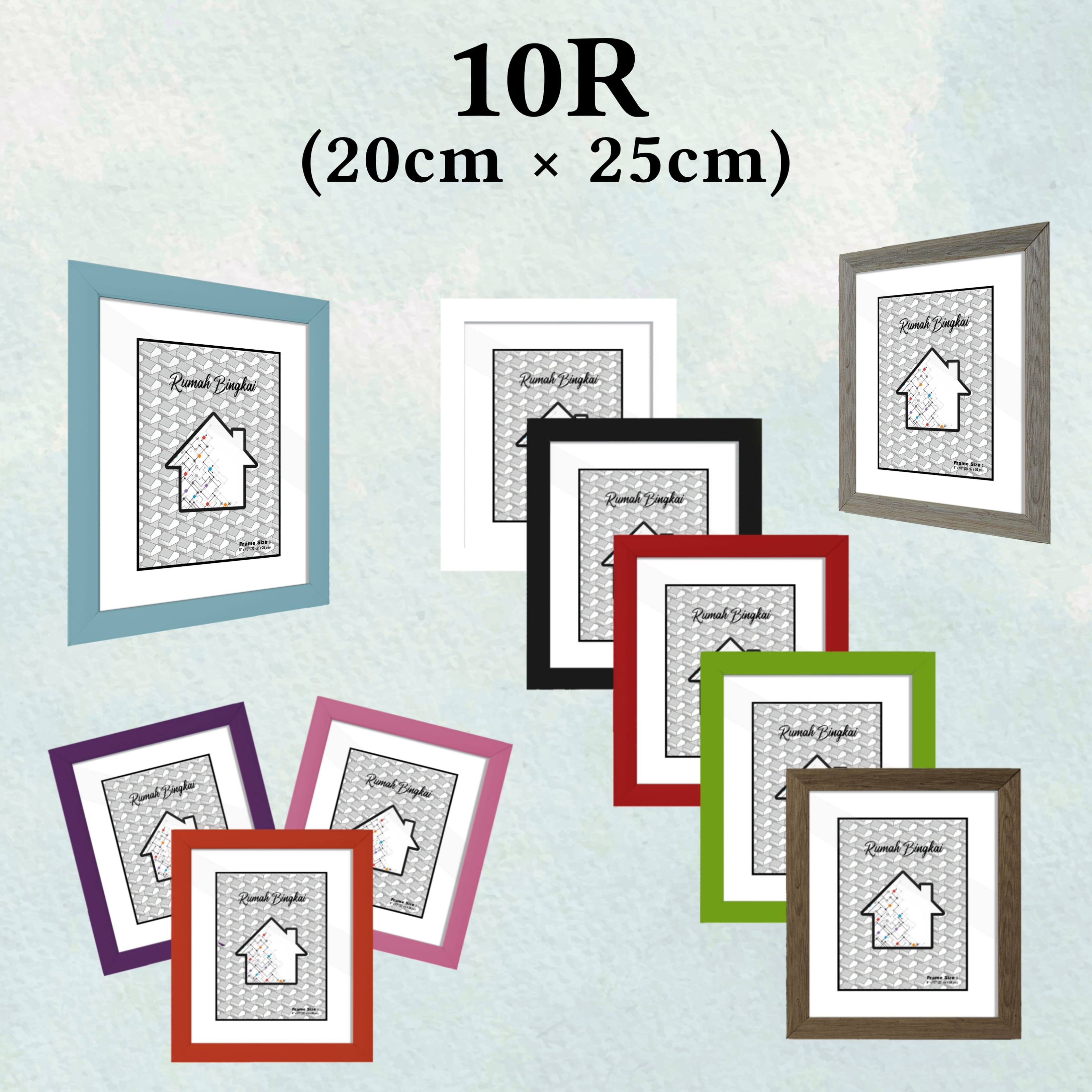 Bingkai Foto/Frame Foto Ukuran 10R (20cm x 25cm) BISA BAYAR DITEMPAT ...