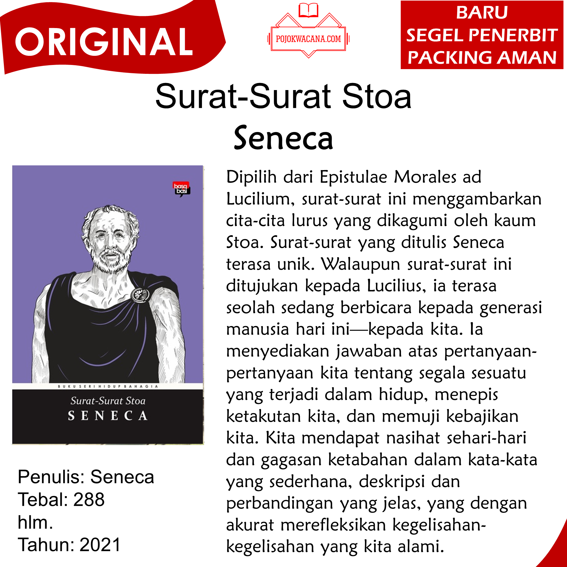 original - Buku Filsafat Surat-Surat Stoa - Seneca | Lazada Indonesia