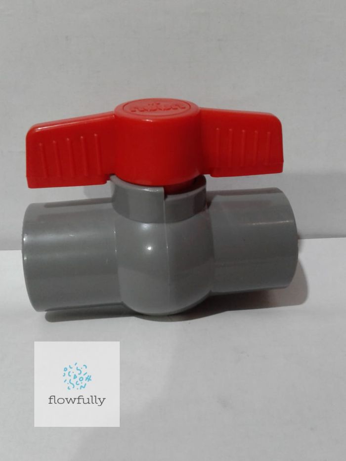 BALL VALVE PVC POLOS 1/2 inch UNNU PVBV01 STOP KRAN | Lazada Indonesia