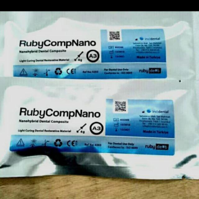 Composite Ruby Comp Nano Veneer EW (Extra Bleach), A1, A2, A3, B1 4 gr ...