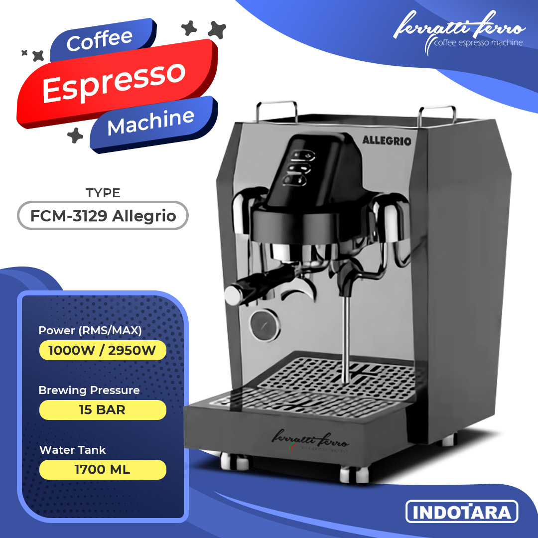 Mesin Kopi Espresso Ferratti Ferro FCM3129 Allegrio | Lazada Indonesia