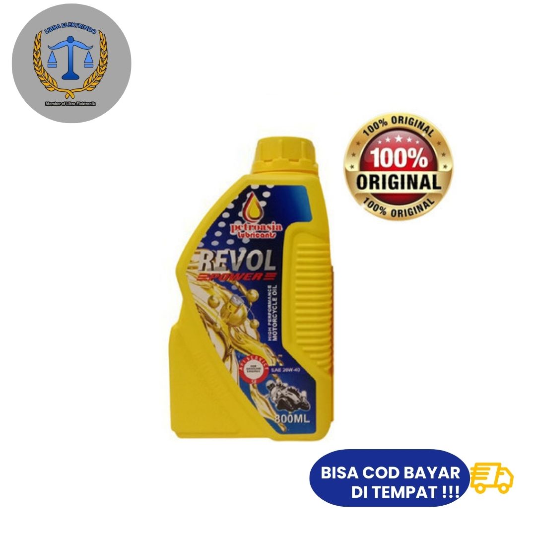 Oli Mesin Motor PETROASIA Revol Power SAE 20W-40 API SF Kapasitas 800mL ...