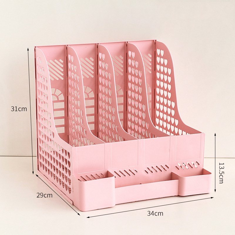 Rak Buku Sekat Rak Penyimpanan Barang Pena Desk Organizer Rak Aesthetic ...