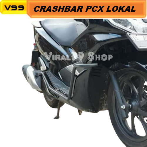 Crashbar PCX lokal Tubular PCX Crash bar Pelindung Body Protector PCX ...