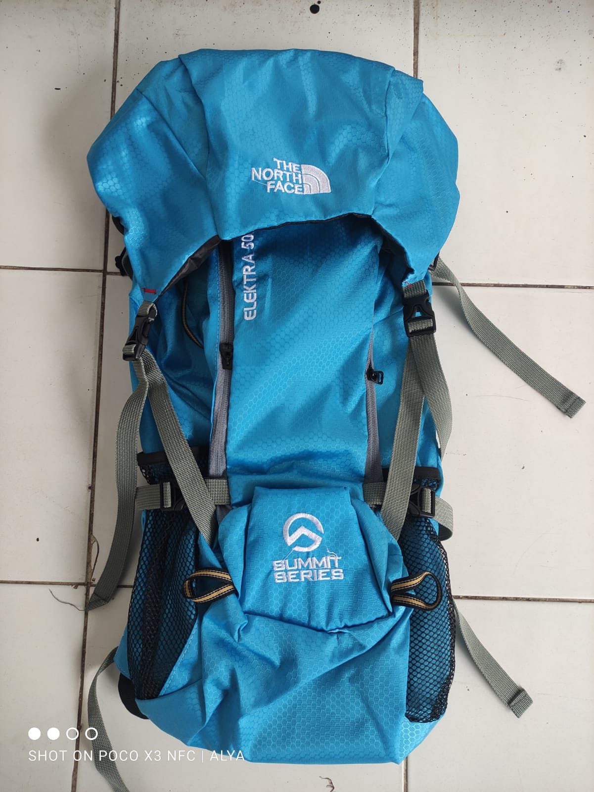 The North Face Tas Ransel Gunung 60 Liter Busa Tebal Pakai Frame Tas ...