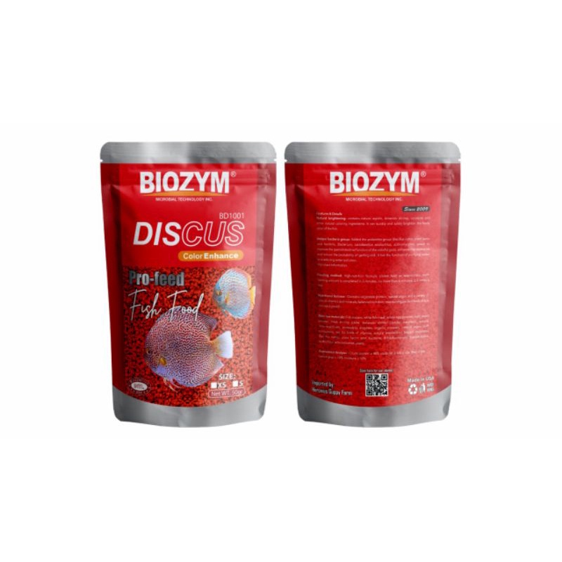 Pelet Ikan Discus Biozym Net 50 GramEnhance NaturalSETARA TETRA ...