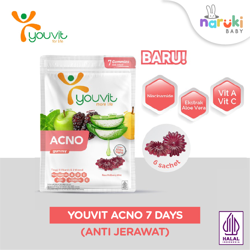 Youvit Multivitamin Suplemen Anak Dewasa Omega Collagen Beauti+ Gummy ...