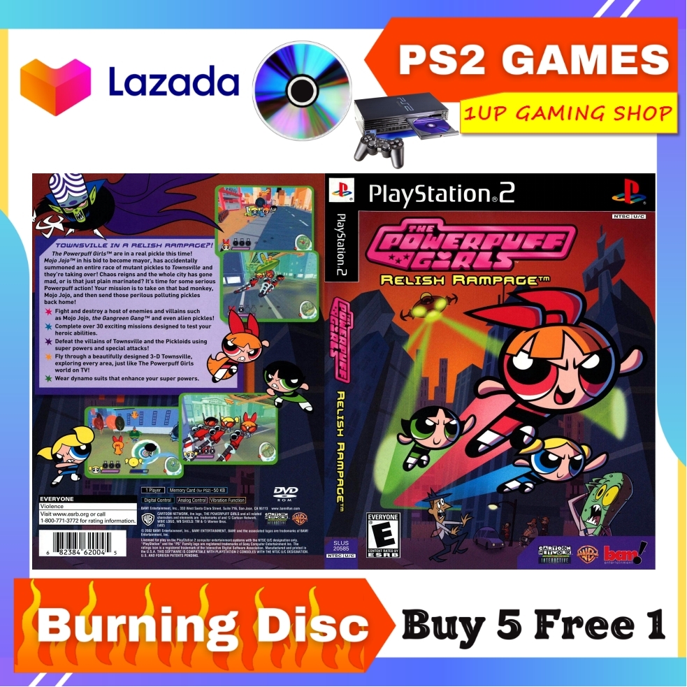 Kaset DVD Game PS2 Power Puff Girls Relish Rampage | Lazada Indonesia